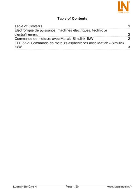 pdf f epe 51 1 commande de moteurs asynchrones avec matlab simulink 1kw