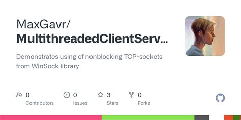 Github Maxgavrmultithreadedclientserver Demonstrates Using Of