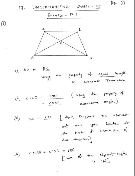 Understanding Shapes III Special Types Of Quadrilaterals RD Sharma Solutions Merit Batch