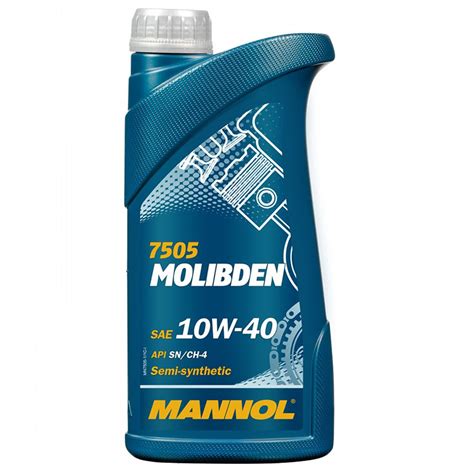 Масло моторное MANNOL 10W-40 Полусинтетическое - купить в интернет ...