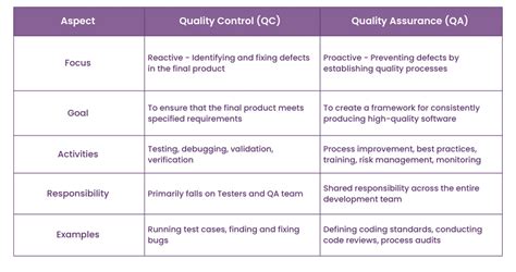 Quality Assurance Examples IT Infrastructure Quality Assurance Program