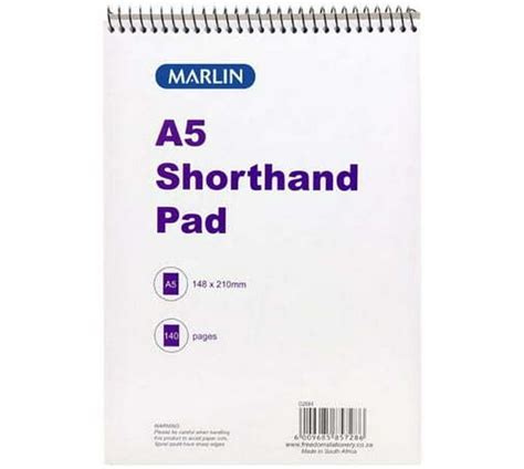 Marlin A5 Notebook Single (White) | Makro
