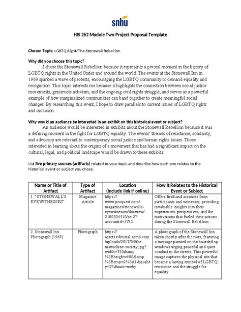His 262 Module Two Project Proposal Exploring Womens Rights History