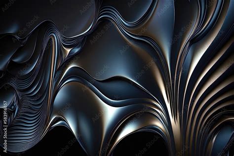 An Abstract Background With A Mosaic Of Shapes In Shades Of Blue Creating A Dynamic And