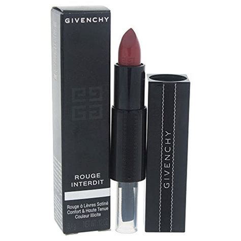Givenchy Rouge Interdit Satin Lipstick 33g Make Up Superdrug