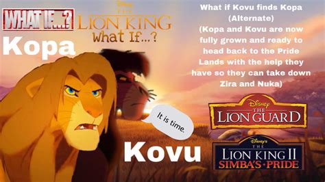 What If Kovu Finds Kopa Alternate By Masteroflaughter On Deviantart