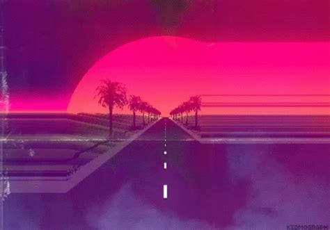 Vaporwave Aesthetic  Vaporwave Aesthetic Road 发现和分享 