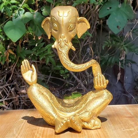 Ganesh Statue Lord Ganesh Lapis Lazuli Gemstone Ganesha Healing Ganesh
