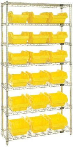 Quantum W7 14 18 Wire Shelving System With 7 Shelves 36 X 18 X 74