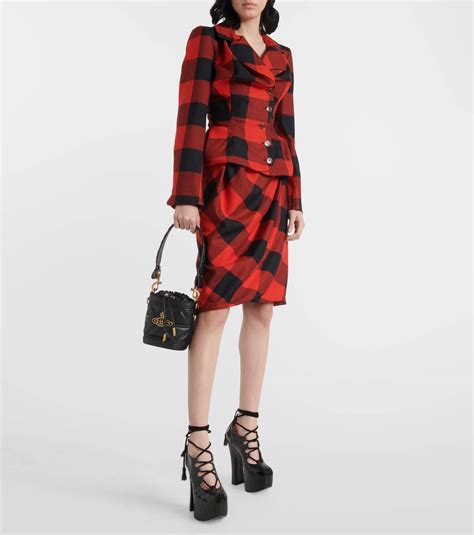 Vivienne Westwood Kitty Small Leather Bucket Bag Vivienne Westwood