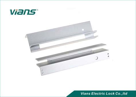 Stainless Steel F Type Magnetic Lock Brackets For Magnetic Lock Glass Door