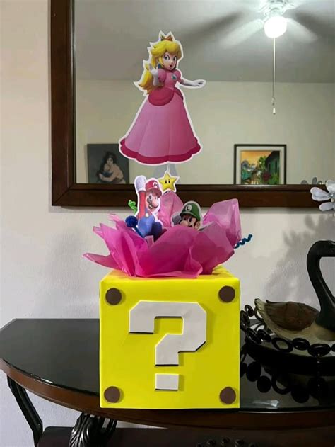 Centros De Mesa Princesa Peach Fiesta Princesa Peach Decoracion