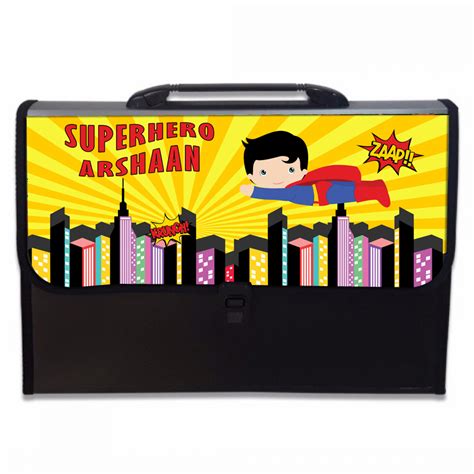 Flying Superboy Expanding Folder Names Personified