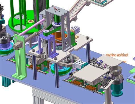 3d Datei Industrielles 3d Modell Schwungrad Montagemaschine・3d