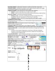 Midterm Cheat Sheet Docx Descriptive Statistics Collect Data Summarize Visualize Present