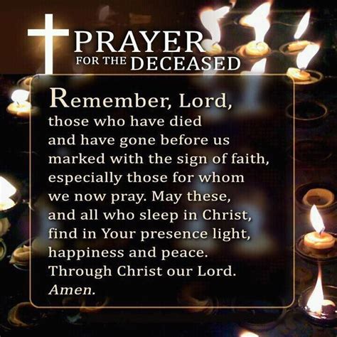 All Souls Day Prayer Honoring The Deceased With Blessings