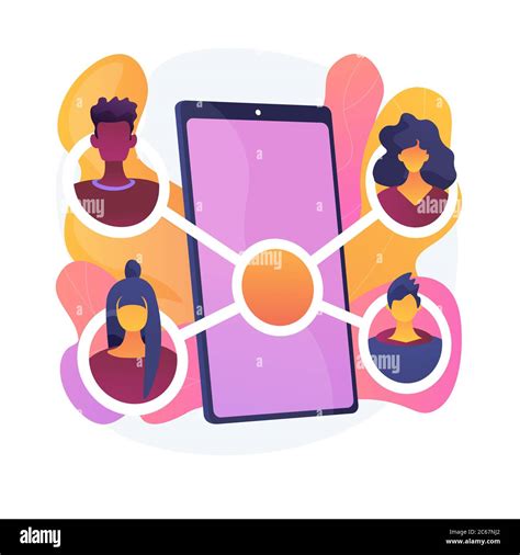 Mobile Collaboration Vector Concept Metaphor Stock Vector Image And Art Alamy