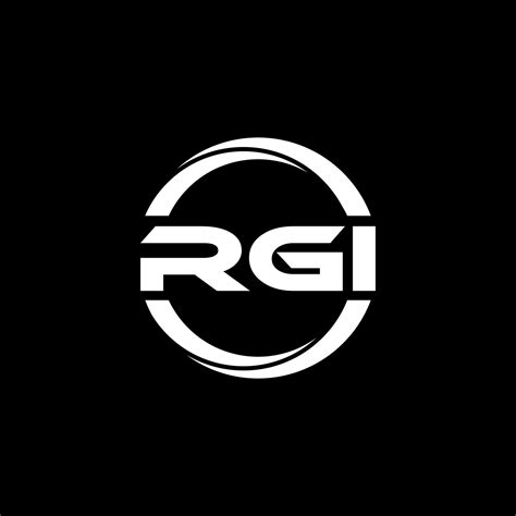 Rgi Letter Logo Design In Illustration Vector Logo Calligraphy