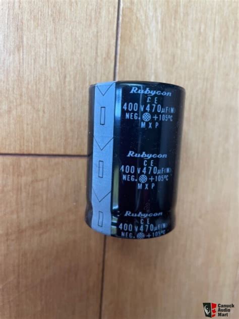 26 Nos Tube Amp Rubycon Capacitors 470uf 400 Vdc Japan For Sale