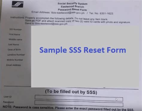 How To Reset Sss Password And User Id 2023 Forgot Password Solved