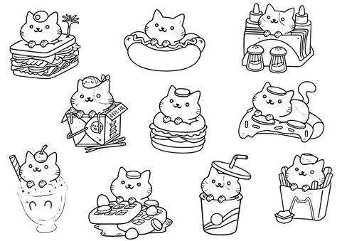 Adorable Stickers Coloring Page Download Print Or Color Online For Free