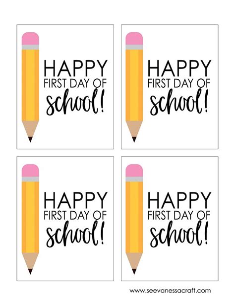 First Day Of School Teacher T Idea See Vanessa Craft First Day