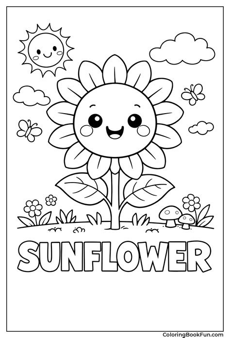 67 Sunflower Coloring Pages Free Pdfs Coloringbookfun