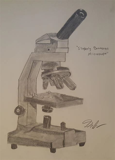 How To Draw A Microscope