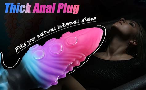 6 Large Butt Plug Anal Strecher Trainer Silicone Huge Buttplug With T Base