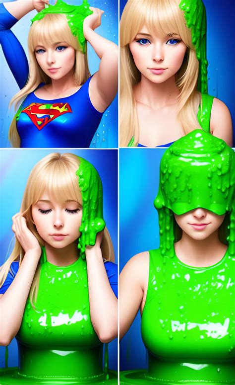 Supergirl Gets Slimed Round 2 2 By Theslimer On Deviantart