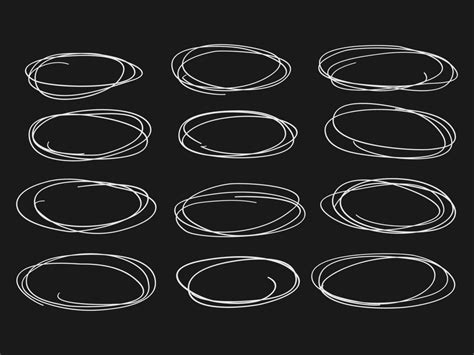 Hand Drawn Circle Marker In Doodle Style 11213150 Vector Art At Vecteezy