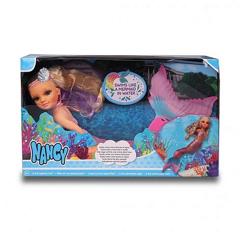 בובת אופנה ננסי בת הים שוחה 60 סמ ביני צעצועים