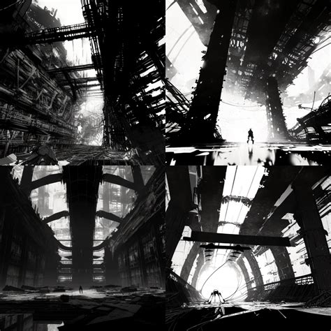 From Blame Manga Walking In A Huge Megastructure By Sanguisan On Deviantart
