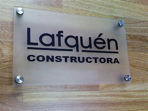 Letreros De Acrílico Para Edificios Y Oficinas Elegancia Y