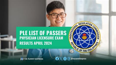 Ple Result April 2024 Physician Board Exam List Of Passers Top 10
