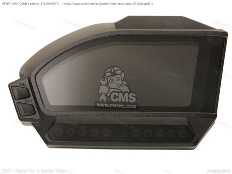 37100mgpd71 Meter Assy Comb Honda Buy The 37100 Mgp D71 At Cmsnl