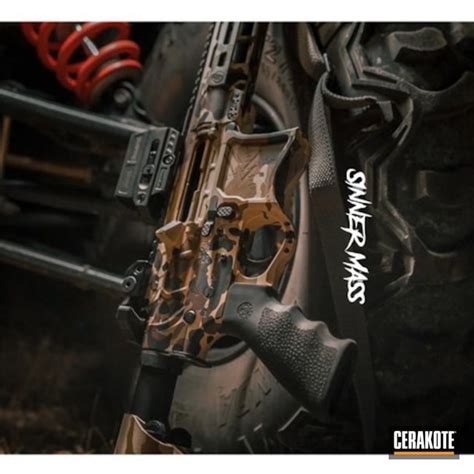 Custom Ar 15 Build With Mud Design Cerakote Cerakote