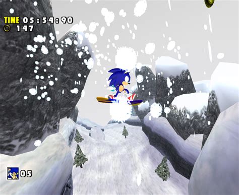 Ice Cap Zone Sonic Fasrzone