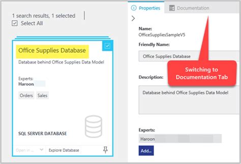 Azure Data Catalog Register Tabular Data Model And Data Assets
