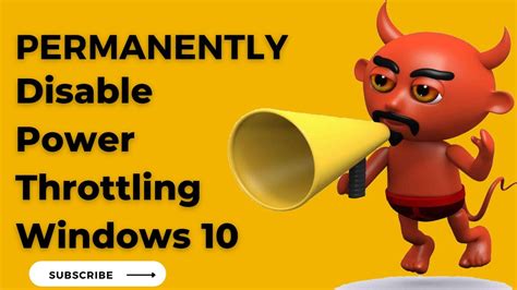 How To Permanently Disable Power Throttling In Windows YouTube