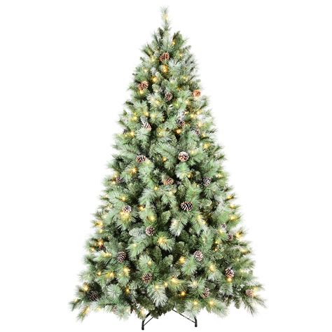 The Holiday Aisle® 9ft Christmas Tree Featuring 700 Warm White Led
