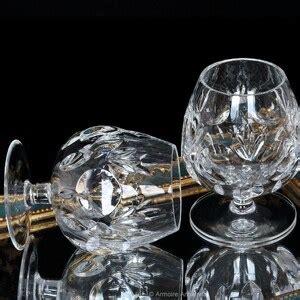 2x Crystal Cognac Glasses Brandy Bourbon Balloon Snifters Etsy