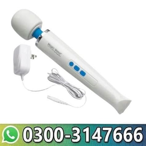 Vibrator Wand Massager With Male Masturbator Attachment Sex Toys In Pakistan 0300 3147666 Le