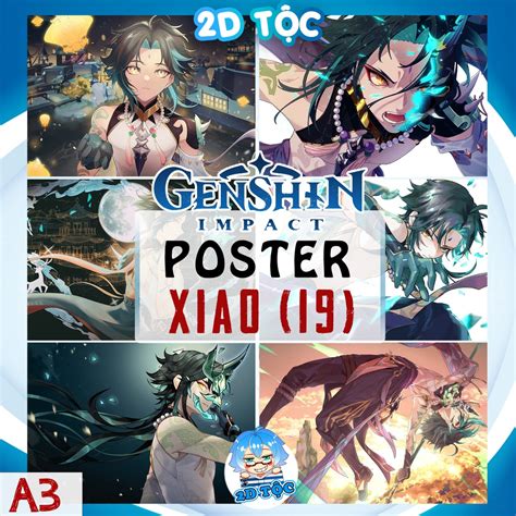 Xiao Standard Quality A3 Poster 19 Genshin Impact 2d Tribe Shop