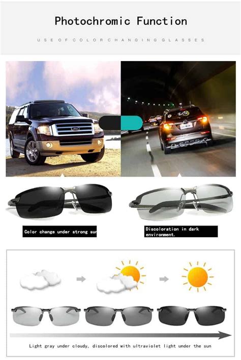 Polarized Photochromic Sunglasses Sebastian7