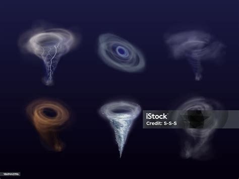 현실적인 허리케인 파괴 토네이도 먼지 바람 트위스터 소용돌이 소용돌이 바다 폭풍 사이클론 물 소용돌이 회오리 바람 효과 자연