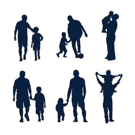 Images De Pere Fils Silhouette Téléchargement Gratuit Sur Freepik