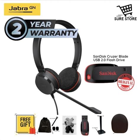 Hot Sales Jabra Evolve Ms Usb Headset Lazada Ph