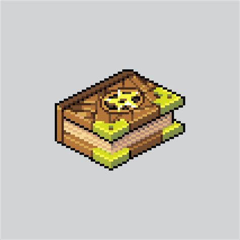 Pixel Art Illustration Spell Book Pixelated Magic Book Magical Witch