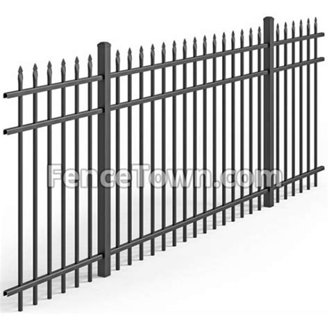Ultra Uas 100 Industrial Aluminum Fence Panel 4 Feet Tall